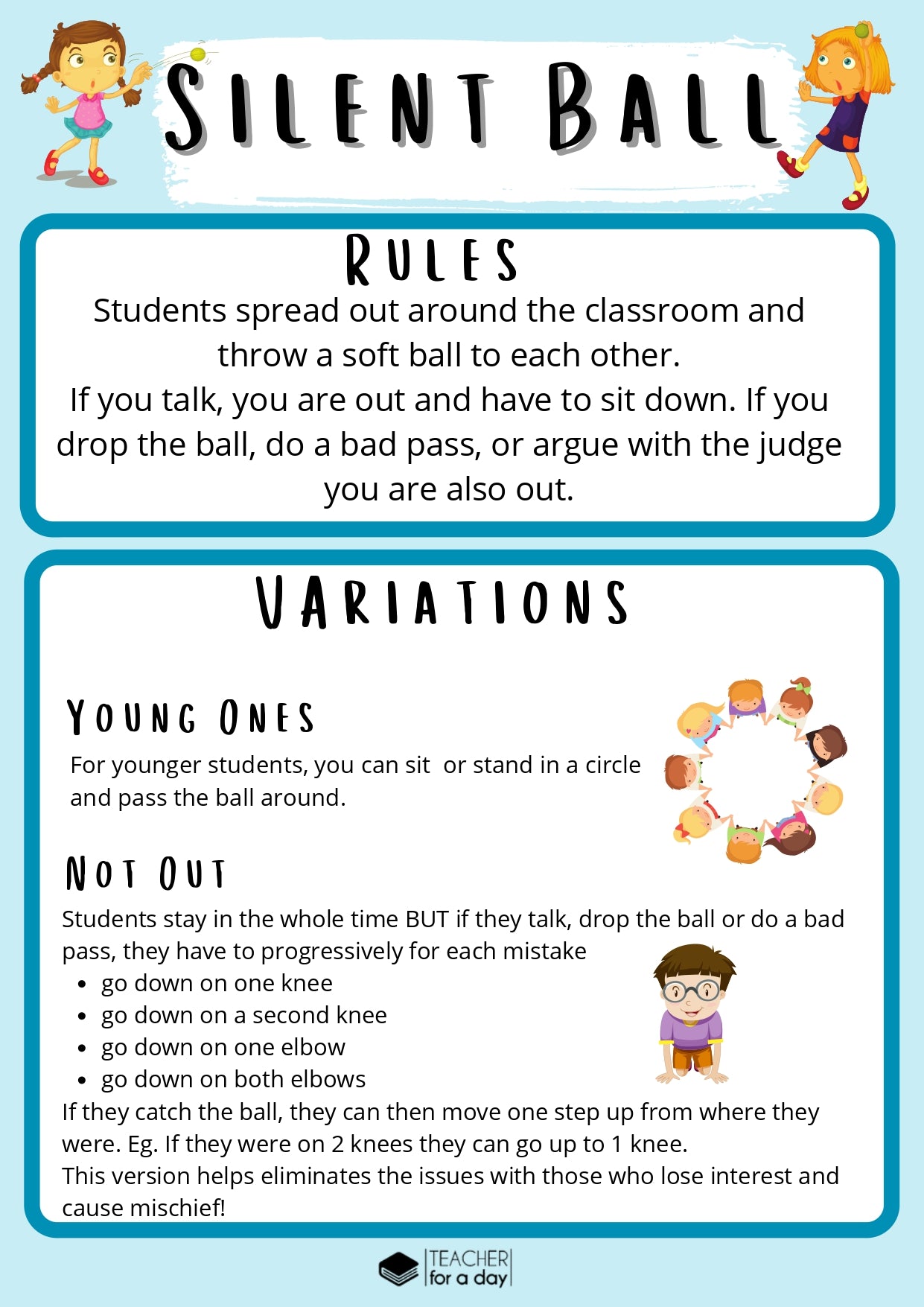 Silent Ball Variations – TEACHER FOR A DAY