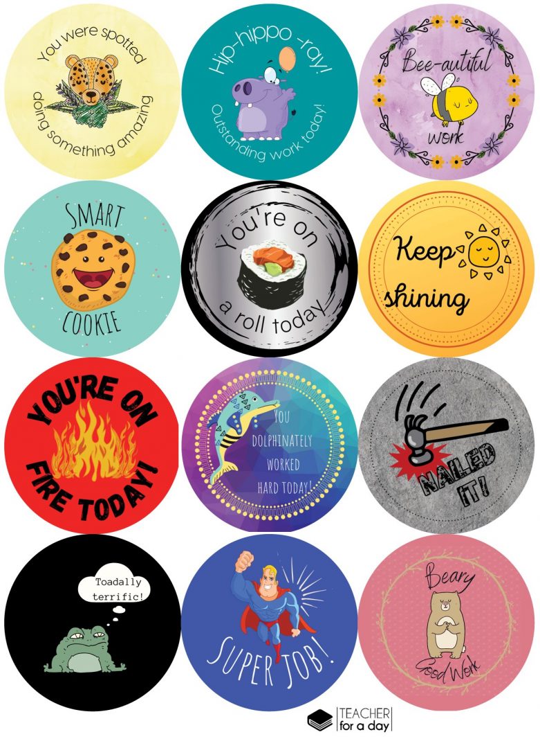 Unique and Funny Punny Stickers - Teacher for a Day – TEACHER FOR A DAY